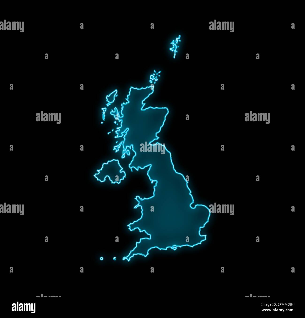 Map of uk and northern europe map hi-res stock photography and images ...
