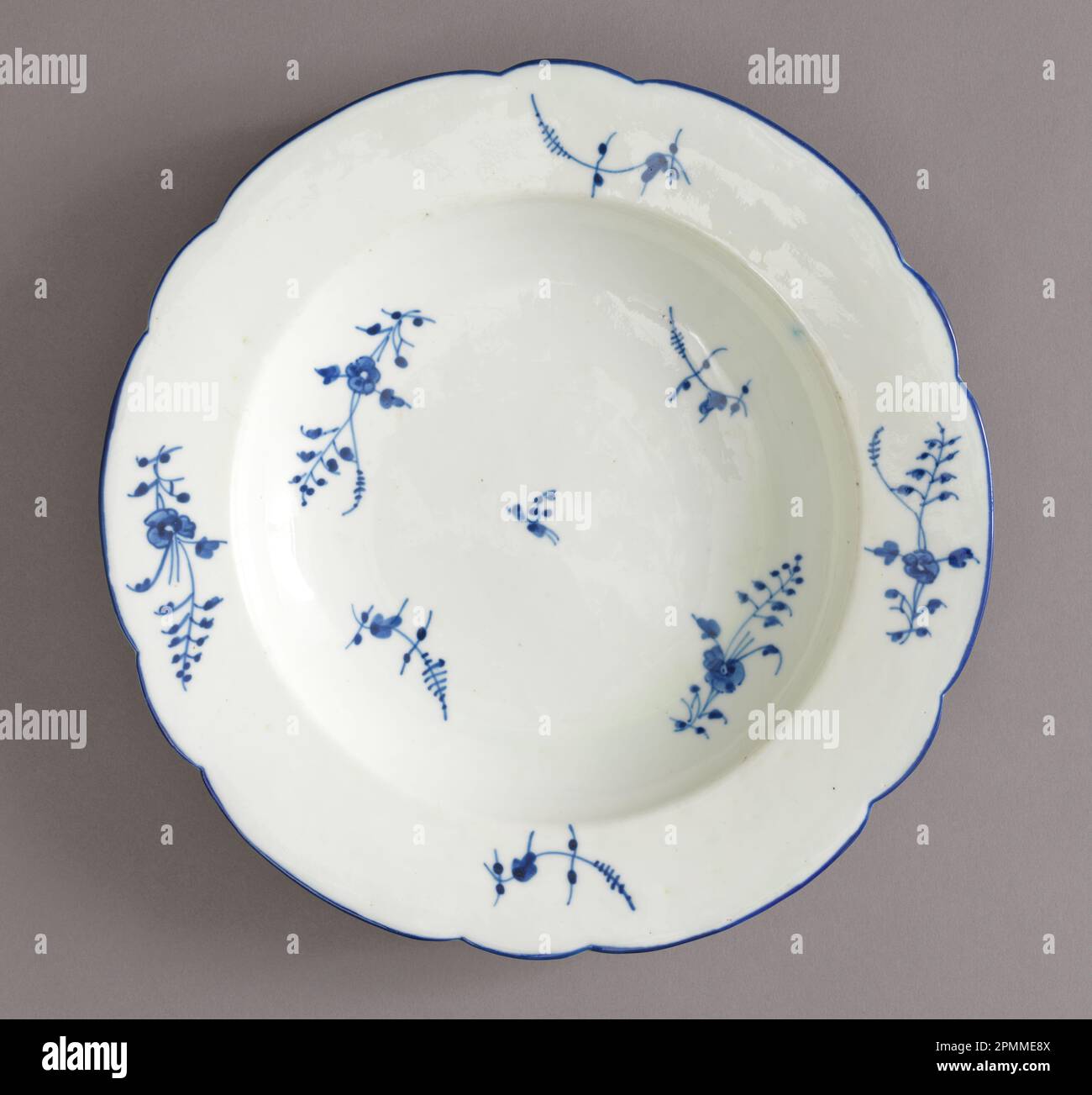 Soup Plate (One of a Pair) Plate; Manufactured by Chantilly Porcelain ...