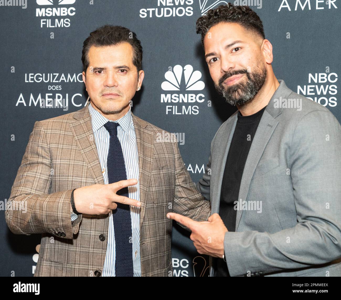 New York, USA. 13th Apr, 2023. John Leguizamo and Ben DeJesus attend ...