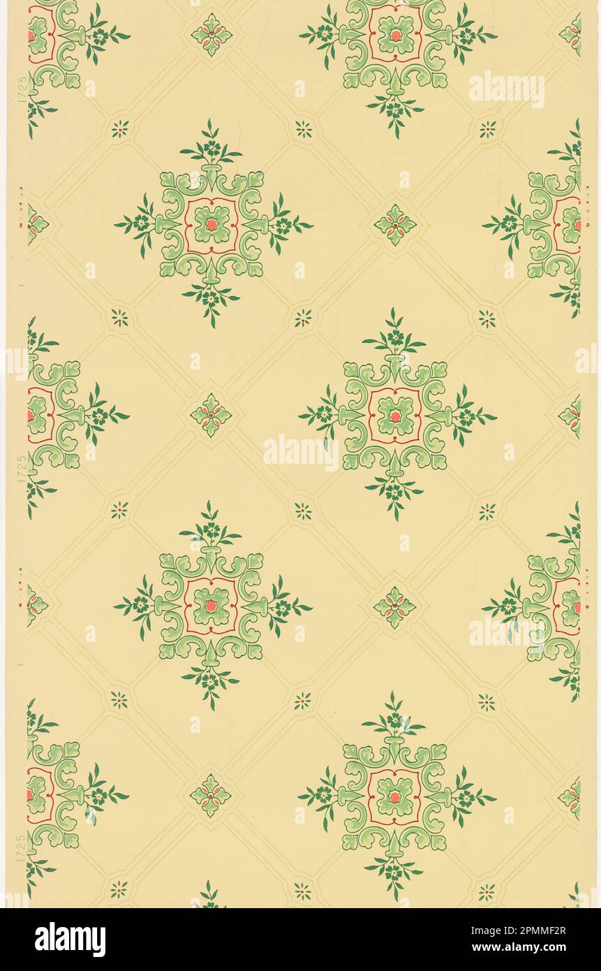 Ceiling Paper (USA); machine-printed paper; 92 x 49.5 cm (36 1/4 x 19 1 ...