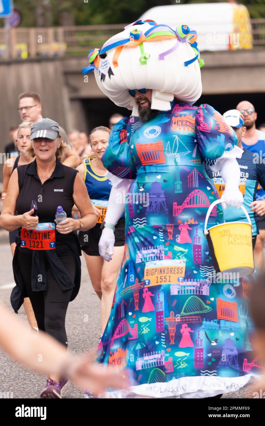 Runner in costume, Great North Run 2022, Newcastle upon Tyne, United ...