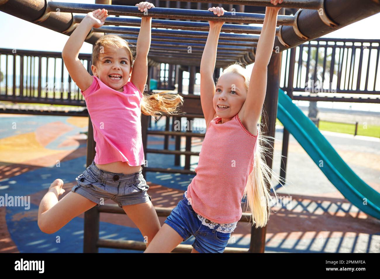 Playing outside makes them happier, healthier and smarter. two little ...