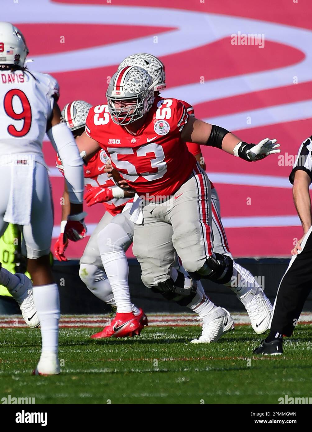 (FILE PHOTOS).former Ohio State buckeye Center (53) Luke Wypler is ...
