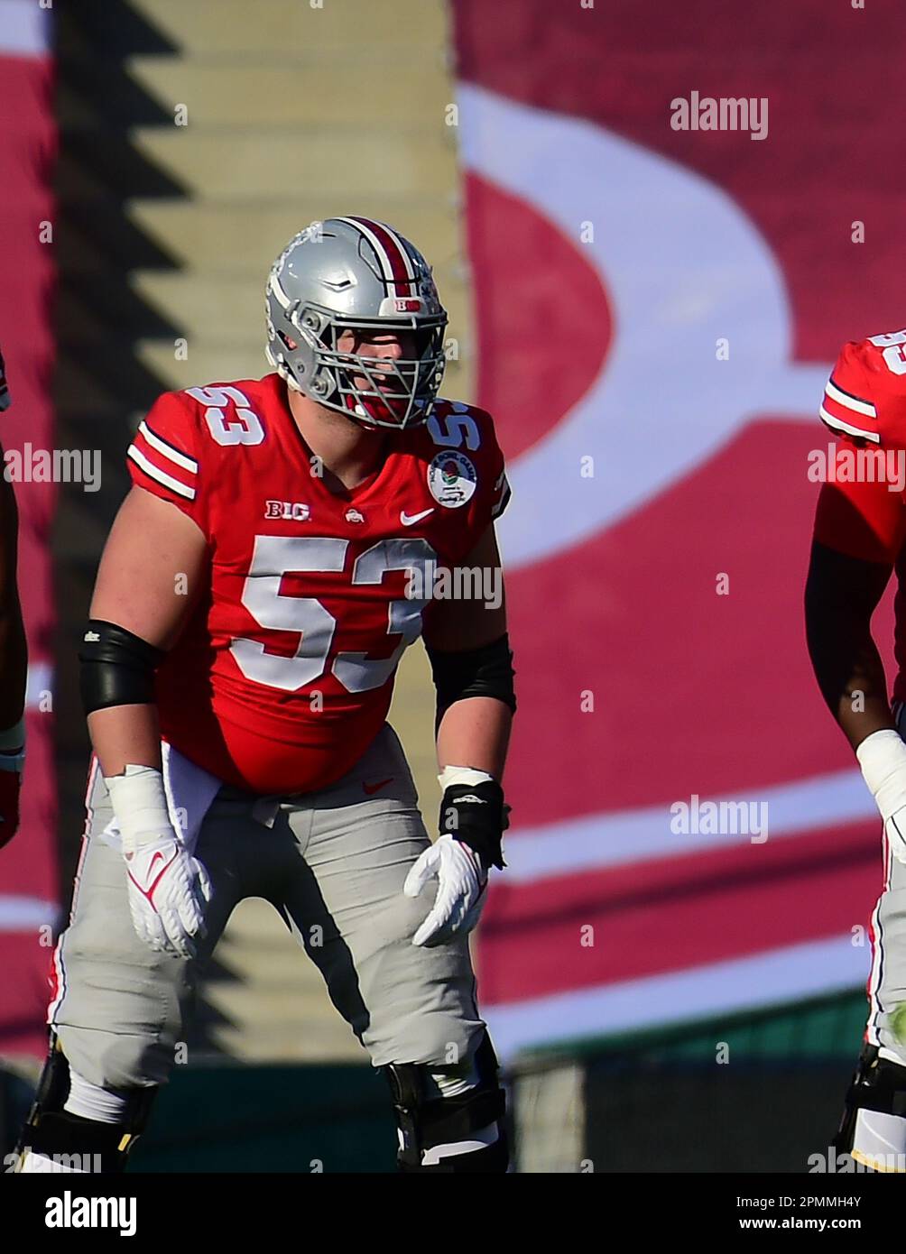 (FILE PHOTOS).former Ohio State buckeye Center (53) Luke Wypler is ...