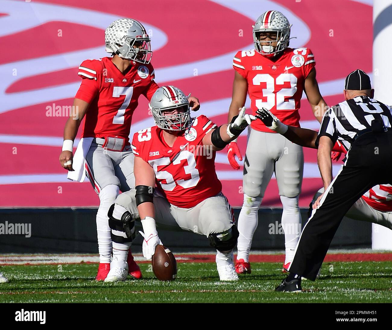 (FILE PHOTOS).former Ohio State buckeye Center (53) Luke Wypler is ...