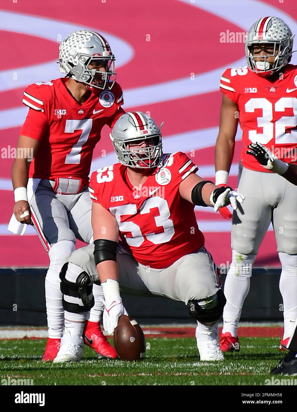(FILE PHOTOS).former Ohio State buckeye Center (53) Luke Wypler is ...