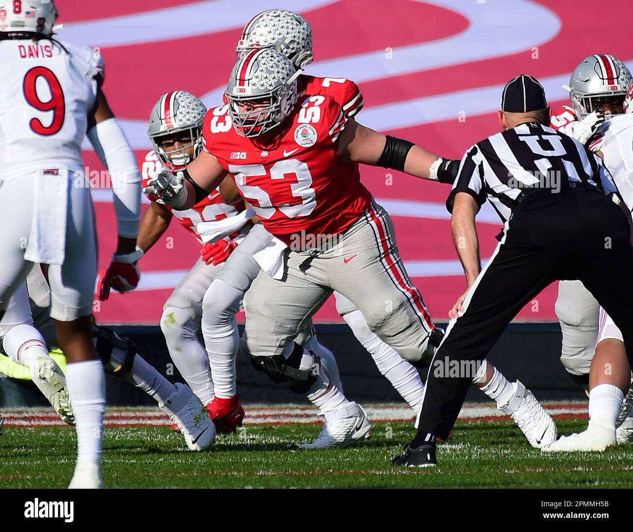 (FILE PHOTOS).former Ohio State buckeye Center (53) Luke Wypler is ...