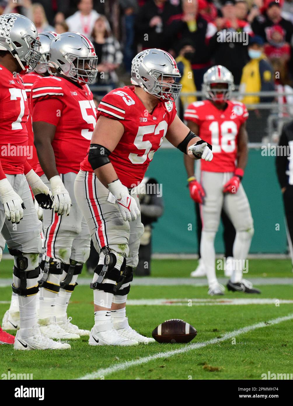 (FILE PHOTOS).former Ohio State buckeye Center (53) Luke Wypler is ...
