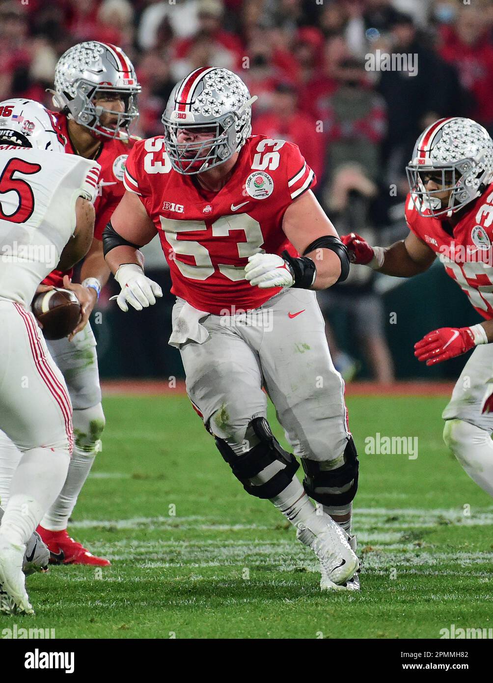 (FILE PHOTOS).former Ohio State buckeye Center (53) Luke Wypler is ...