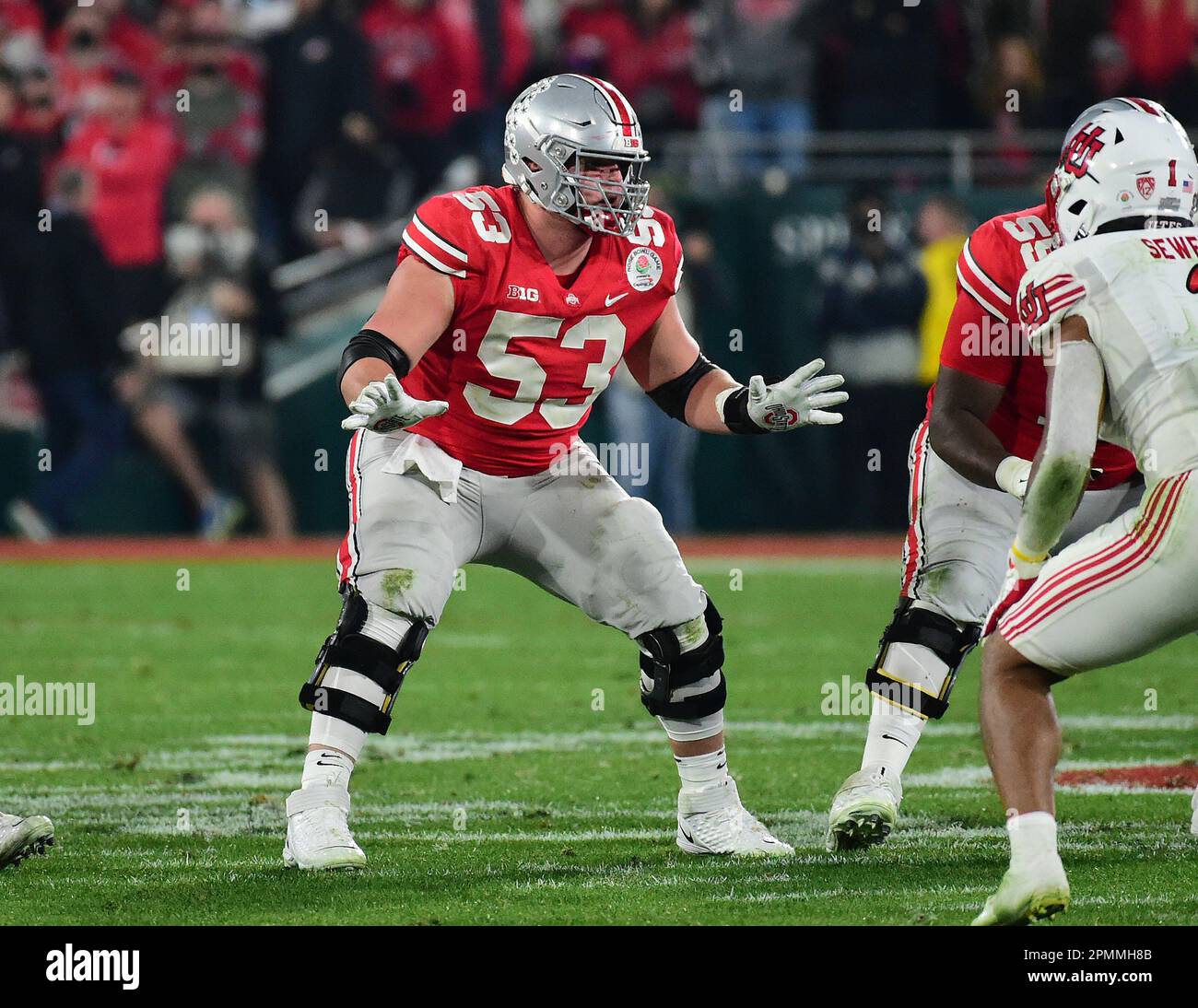 (FILE PHOTOS).former Ohio State buckeye Center (53) Luke Wypler is ...