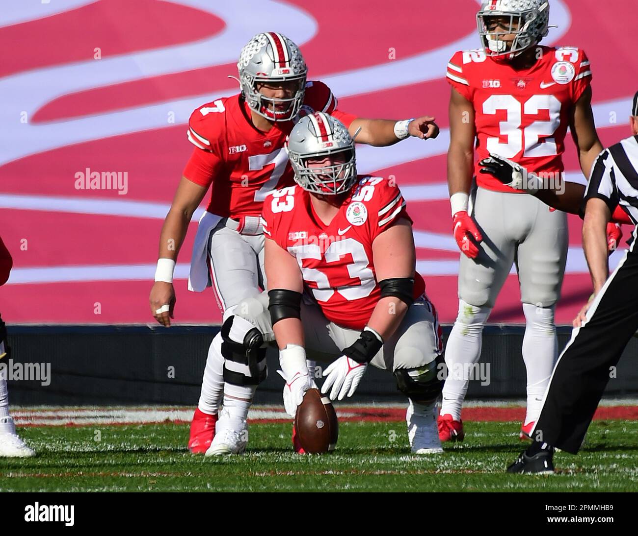 (FILE PHOTOS).former Ohio State buckeye Center (53) Luke Wypler is ...