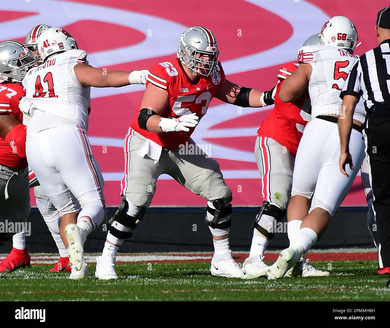(FILE PHOTOS).former Ohio State buckeye Center (53) Luke Wypler is ...