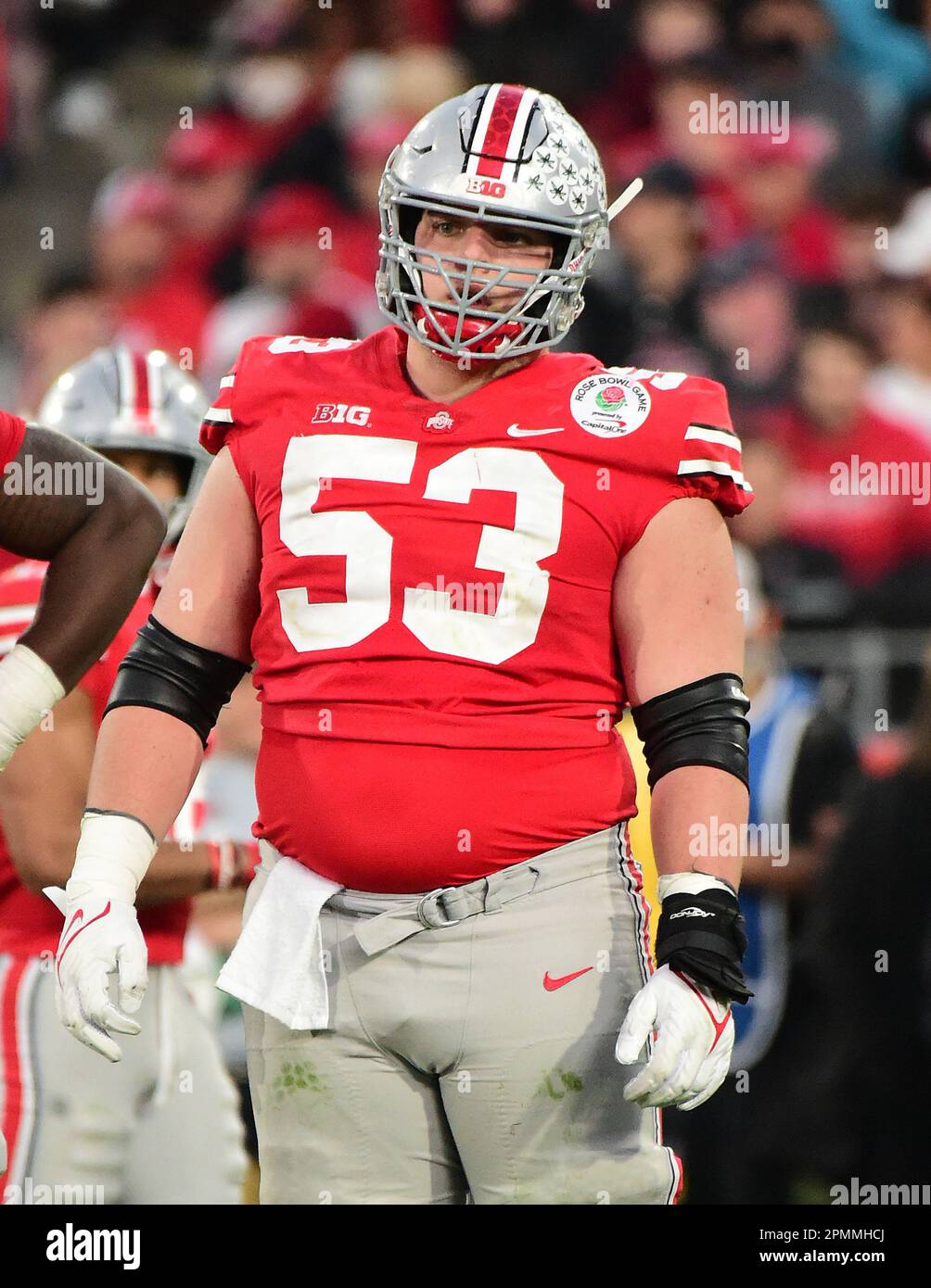 (FILE PHOTOS).former Ohio State buckeye Center (53) Luke Wypler is ...