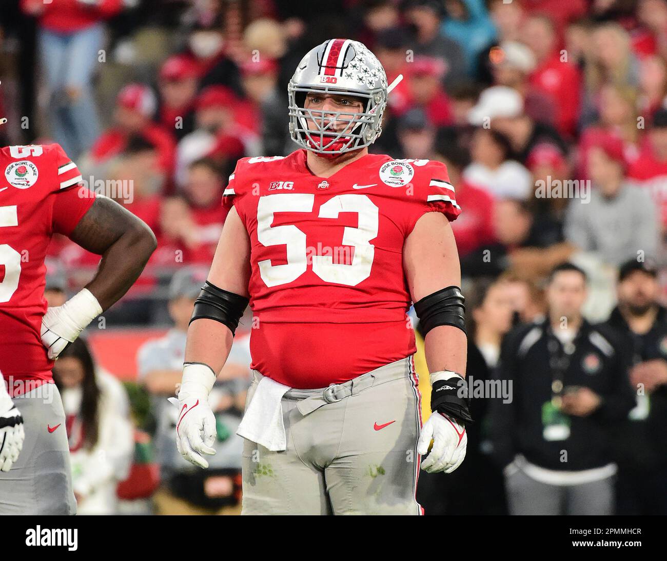 (FILE PHOTOS).former Ohio State buckeye Center (53) Luke Wypler is ...