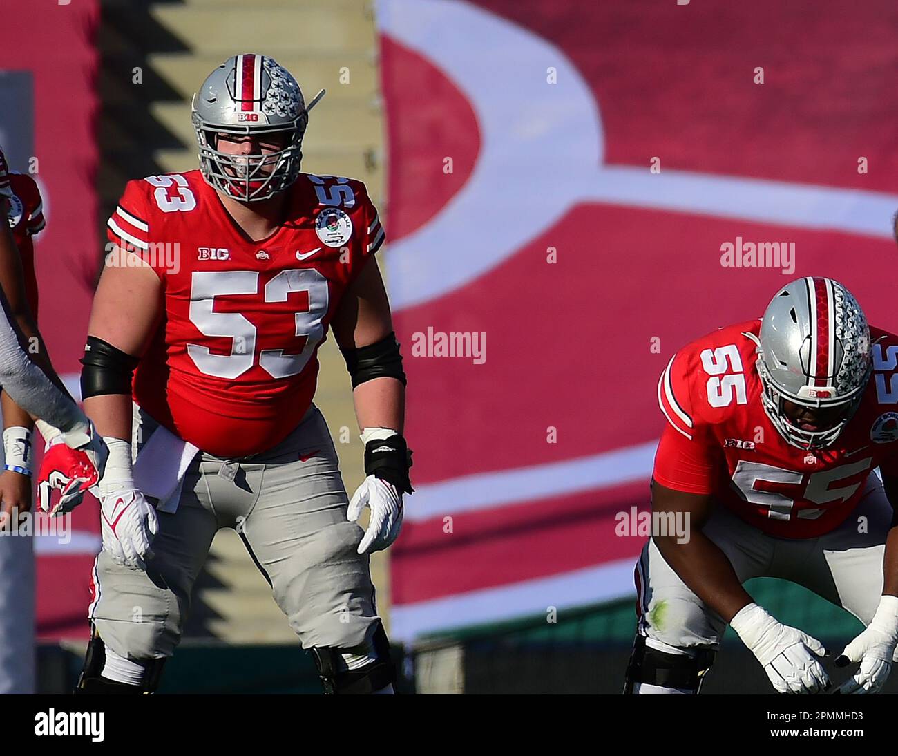 (FILE PHOTOS).former Ohio State buckeye Center (53) Luke Wypler is ...