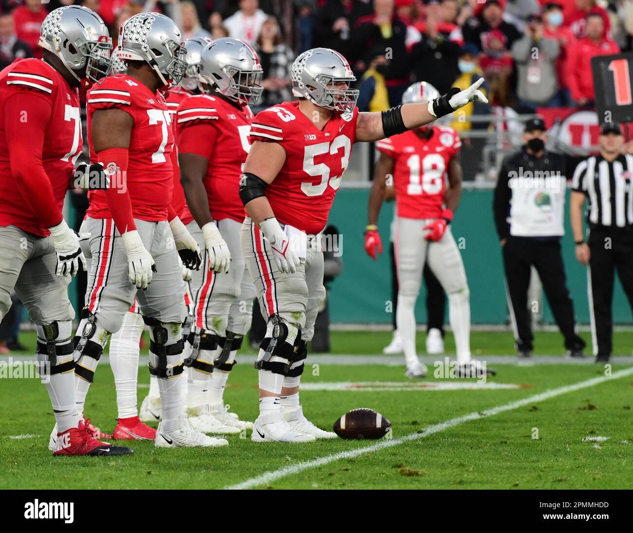 (FILE PHOTOS).former Ohio State buckeye Center (53) Luke Wypler is ...