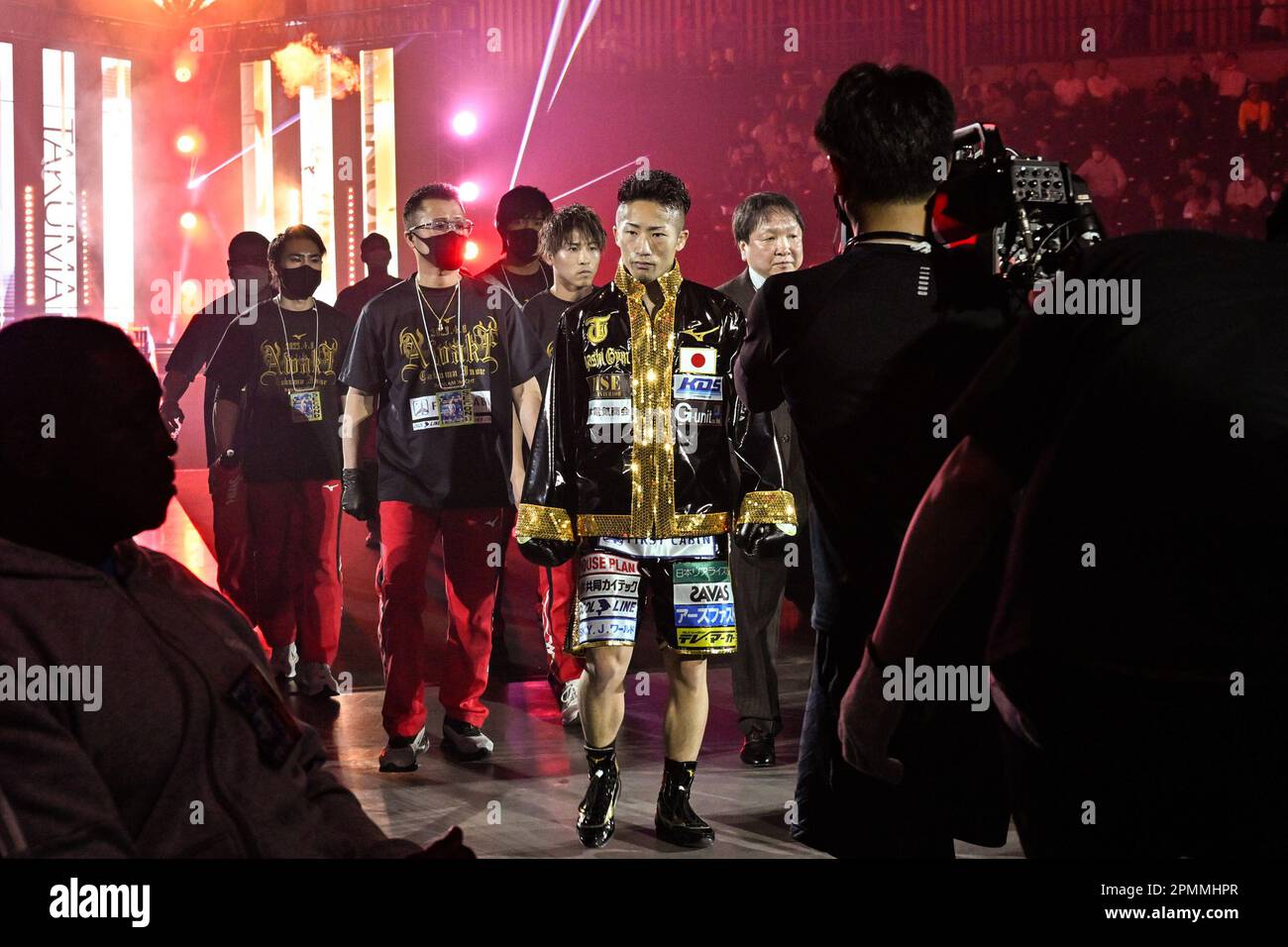 Takuma Inoue of Japan before the vacant WBA bantamweight title boxing ...