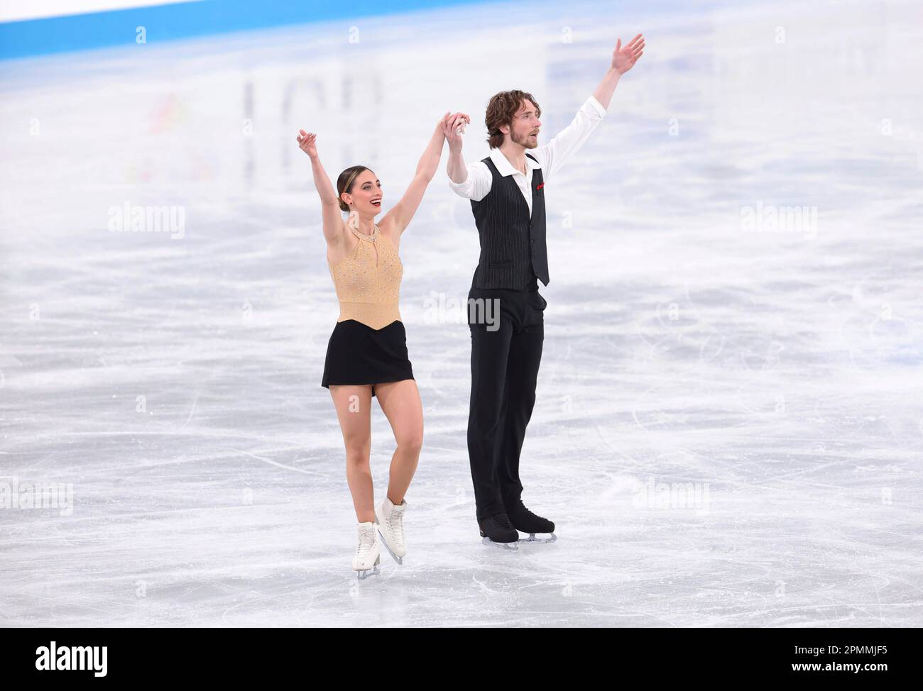 Sara CONTI and Niccolo MACII of Italy perform during pairs short ...