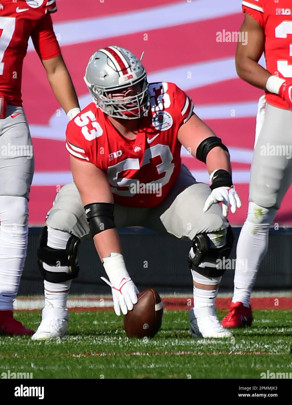 (FILE PHOTOS).former Ohio State buckeye Center (53) Luke Wypler is ...