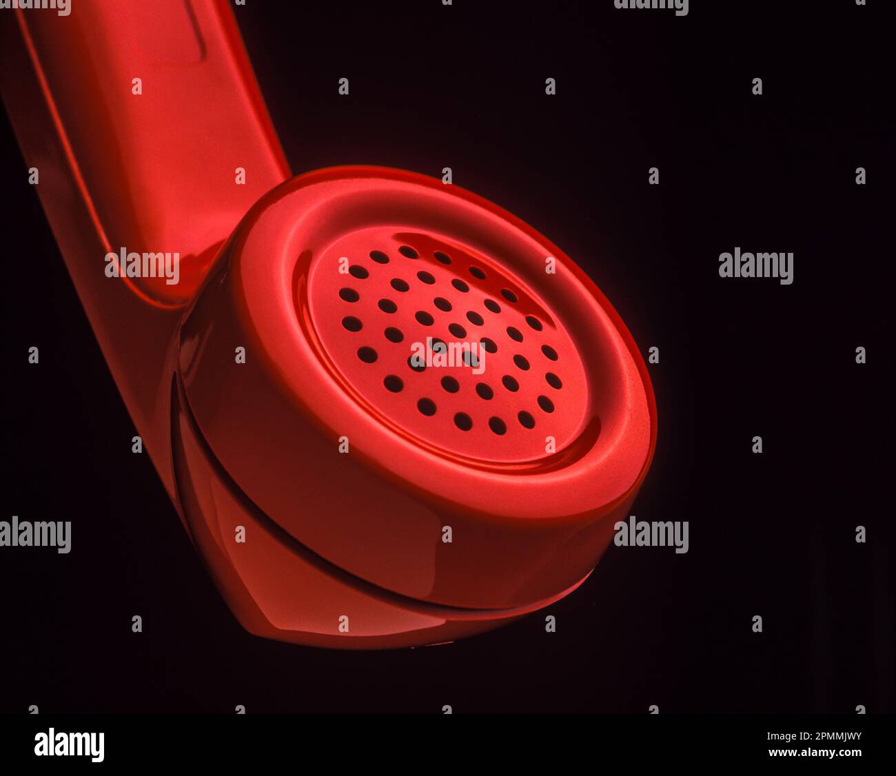 1992 HISTORICAL RED AT&T CLASSIC TELEPHONE HANDSET MICROPHONE DETAIL ...