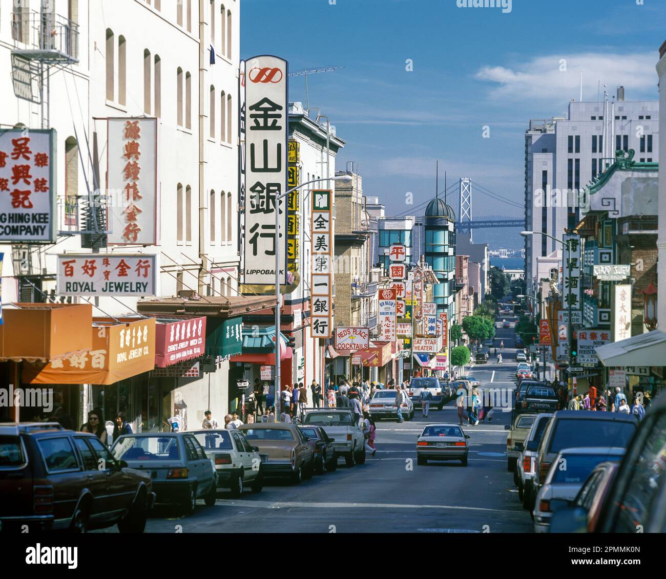1992 HISTORICAL GRANT AVENUE CHINATOWN SAN FRANCISCO CALIFORNIA USA ...