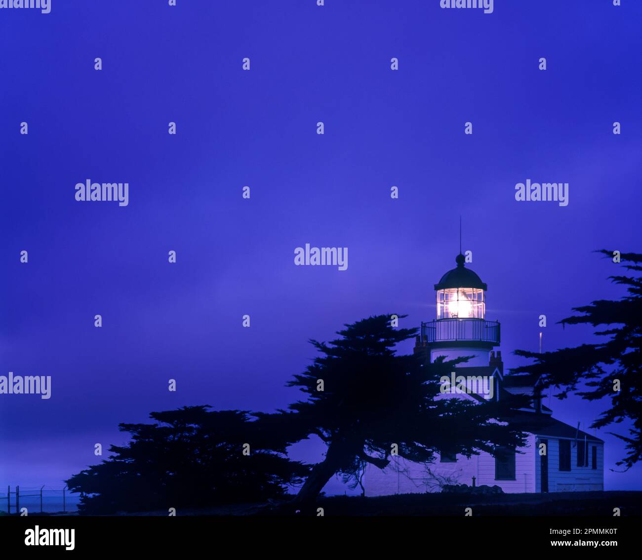Point pinos lighthouse pacific grove hi-res stock photography and ...