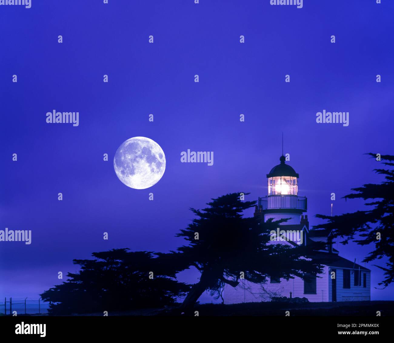 Monterey point pinos lighthouse hi-res stock photography and images - Alamy