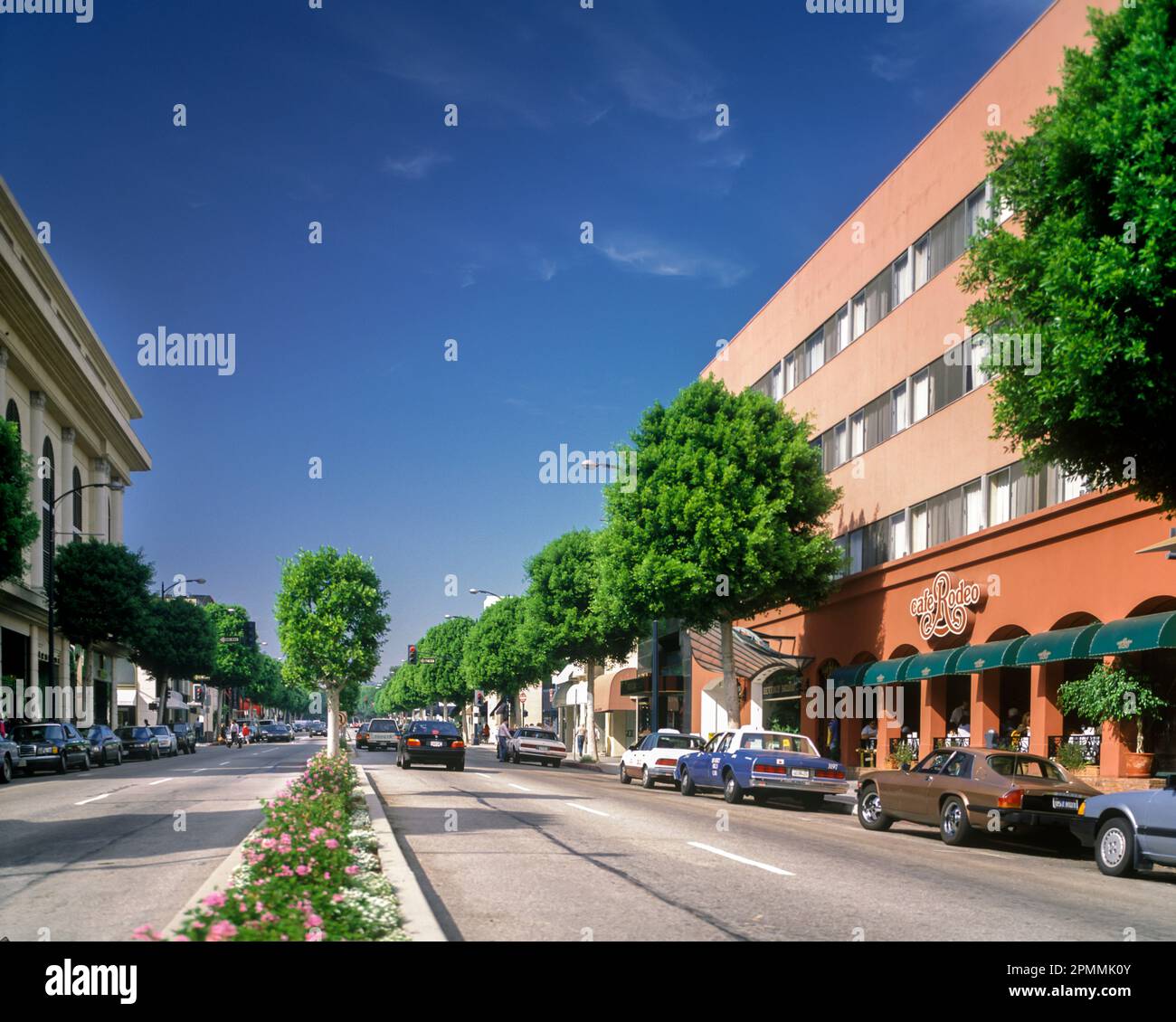 1992 HISTORICAL RODEO DRIVE BEVERLY HILLS LOS ANGELES CALIFORNIA USA ...