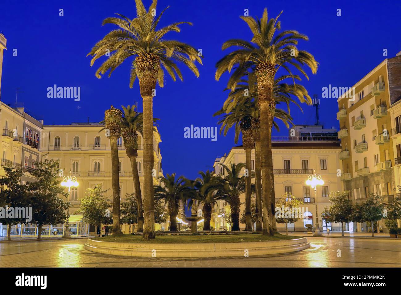 View of Maria Immacolata Square (Piazza Maria Immacolata) of Taranto at ...