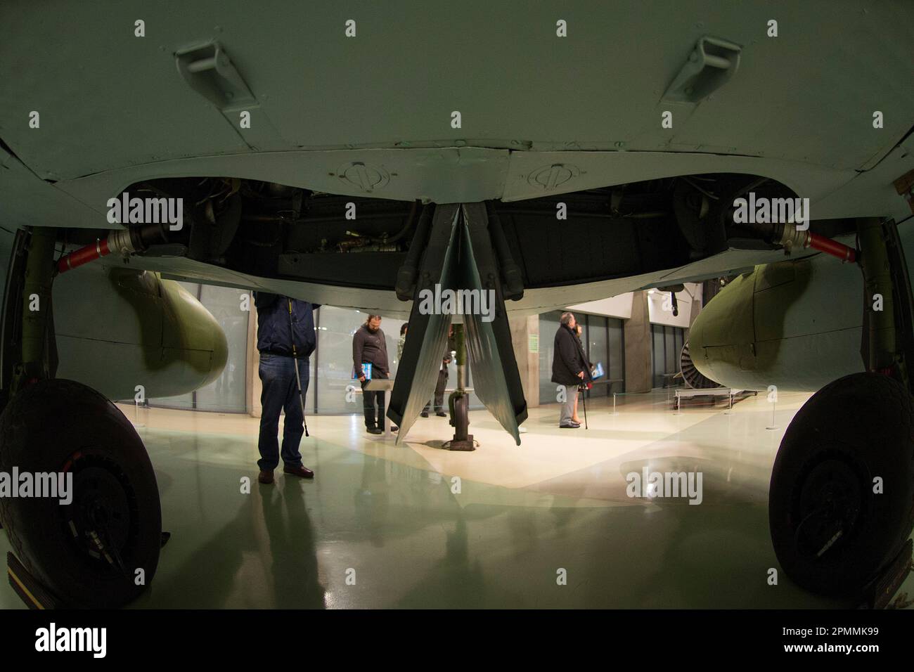 Messerschmitt Me 262A-2a Schwalbe (Swallow) undercarriage Stock Photo ...