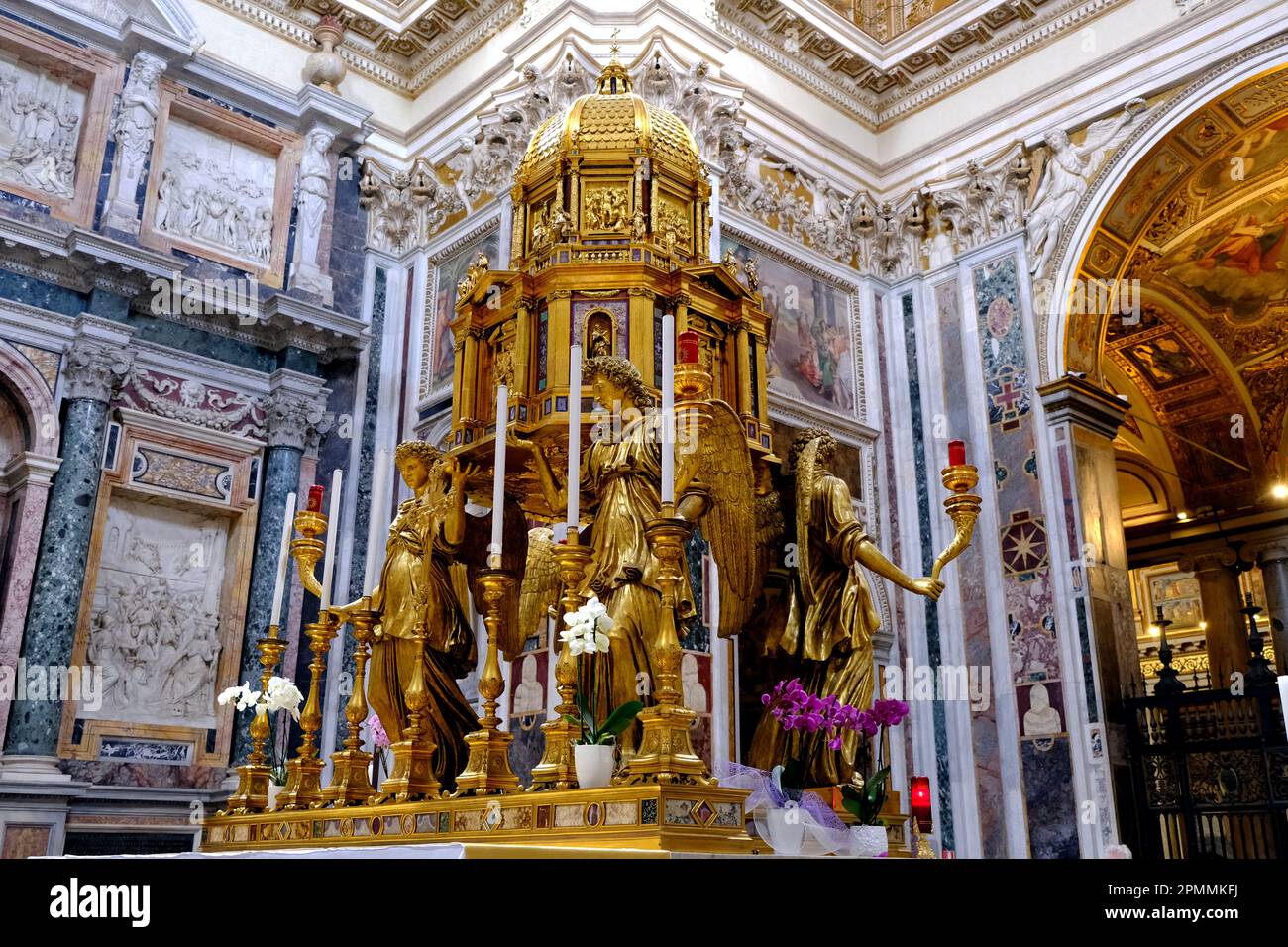 Cappella sistina santa maria maggiore rome chapel sistine angels hi-res ...
