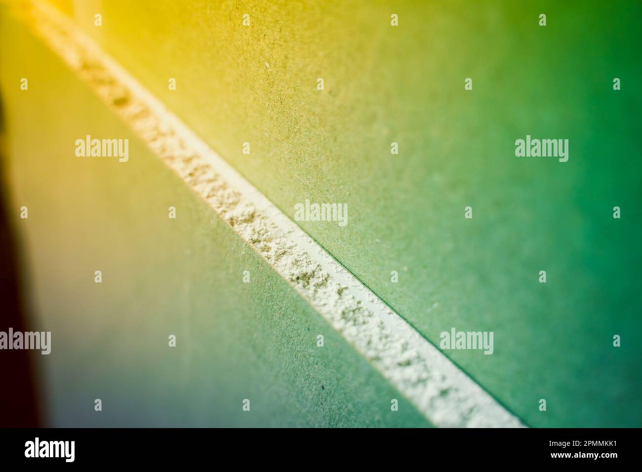 The place where the drywall was cut. A sheet of moisture-resistant ...