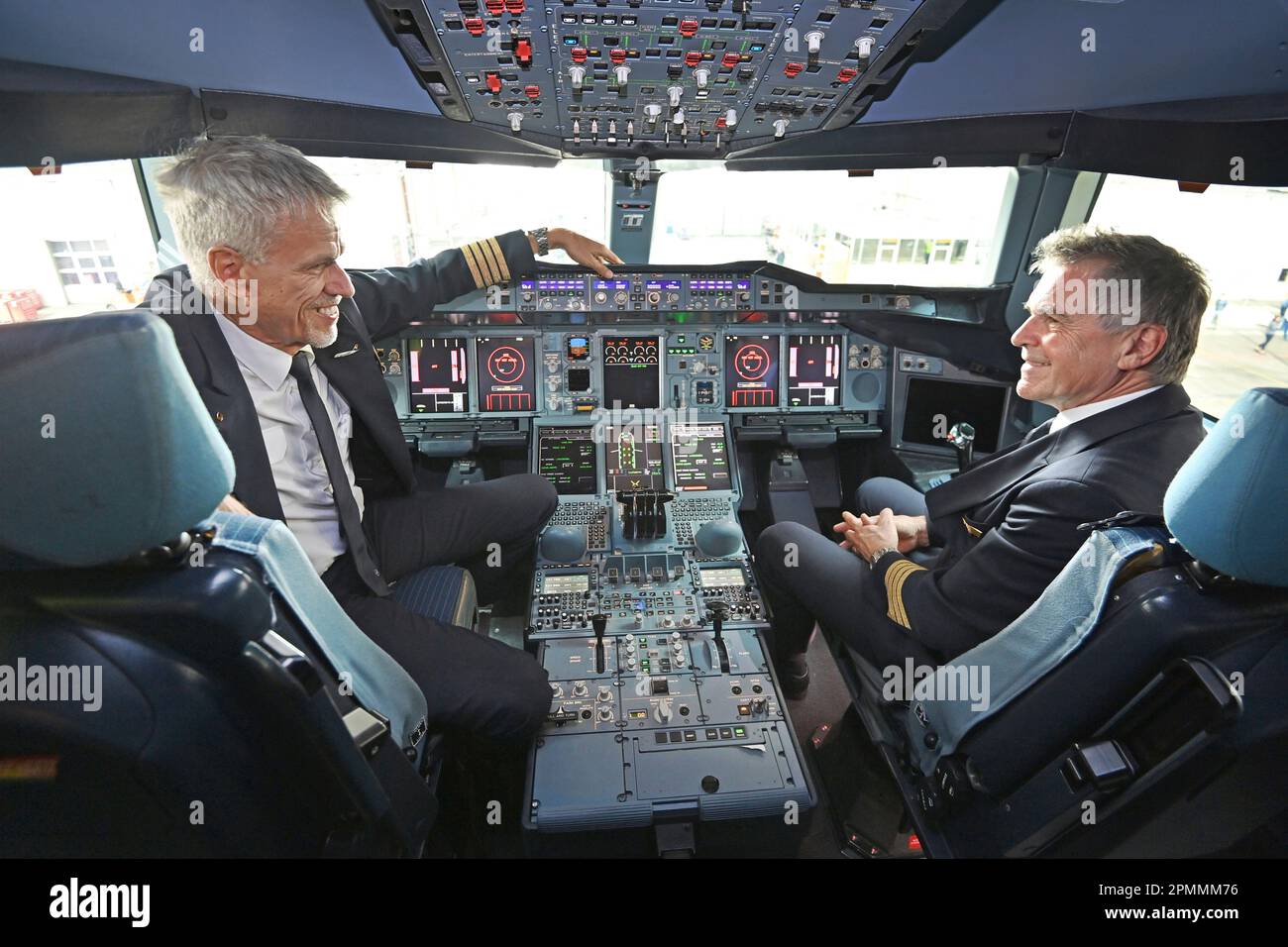 right: Fleet Chief Martin HOELL, left: Flight Captain Raimund MUELLER ...