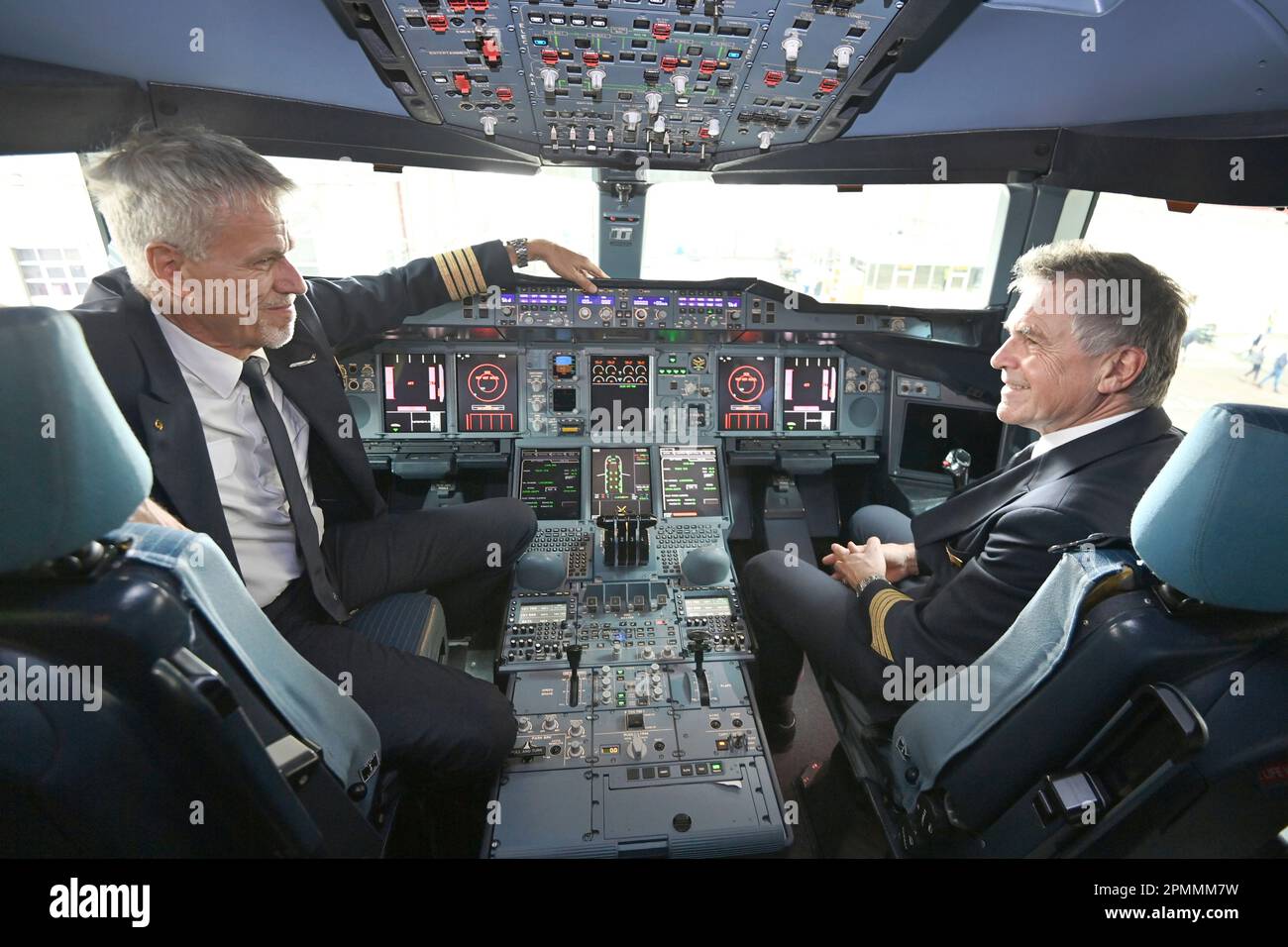 right: Fleet Chief Martin HOELL, left: Flight Captain Raimund MUELLER ...