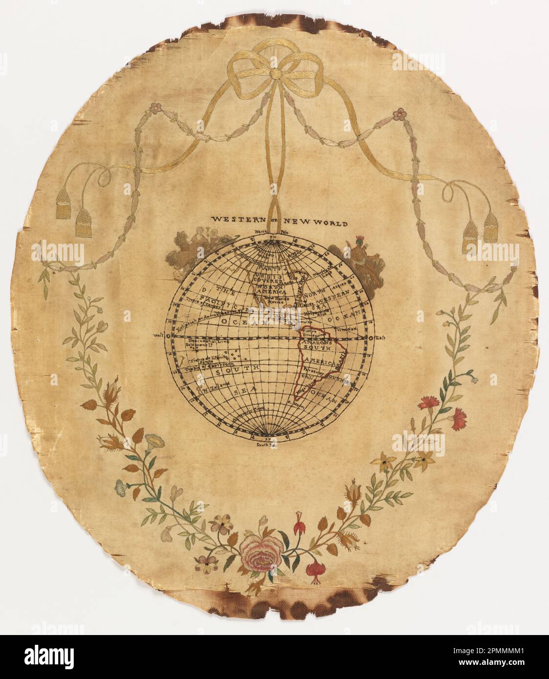 Map embroidery hi-res stock photography and images - Alamy