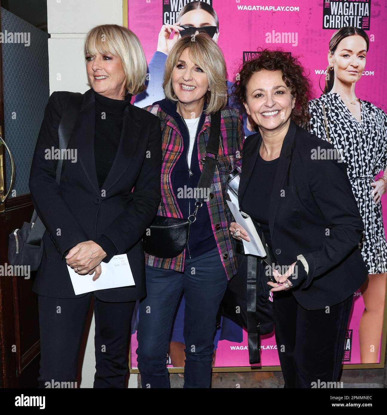 London, UK. 13th Apr, 2023. Jane Moore, Kaye Adams and Nadia Sawalha ...