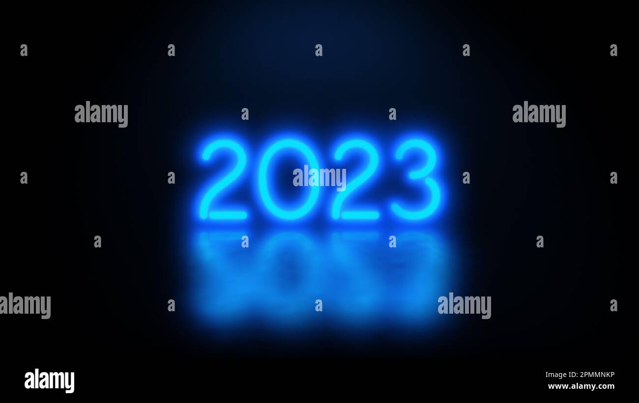 2023 neón hi-res stock photography and images - Alamy