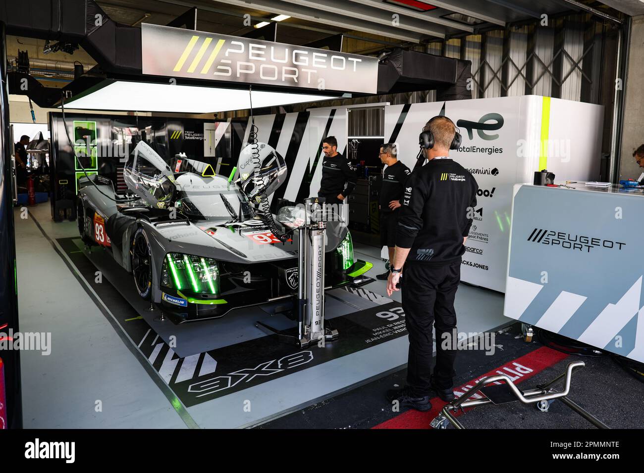 Portimao, Portugal - 13/04/2023, Peugeot TotalEnergies Hybrid 9X8 ...