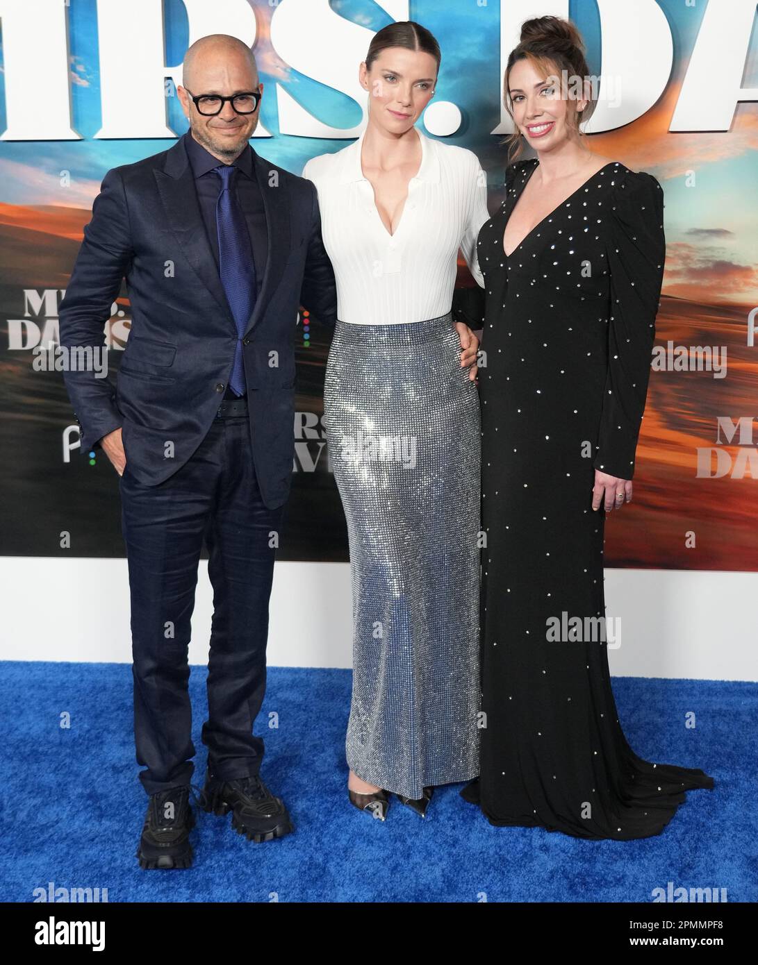 Los Angeles, USA. 13th Apr, 2023. (L-R) Damon Lindellof, Betty Gilpin ...