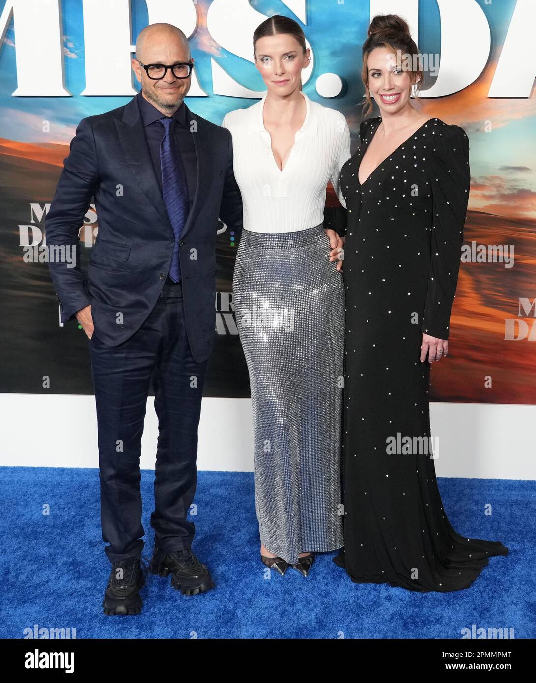 Los Angeles, USA. 13th Apr, 2023. (L-R) Damon Lindellof, Betty Gilpin ...