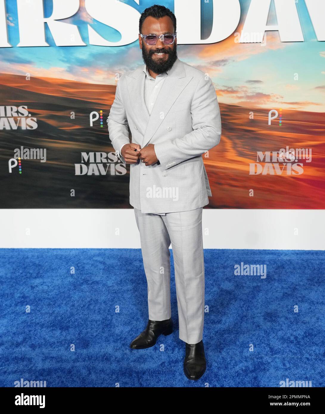 Los Angeles, USA. 13th Apr, 2023. Andy McQueen arrives at the Peacock's ...