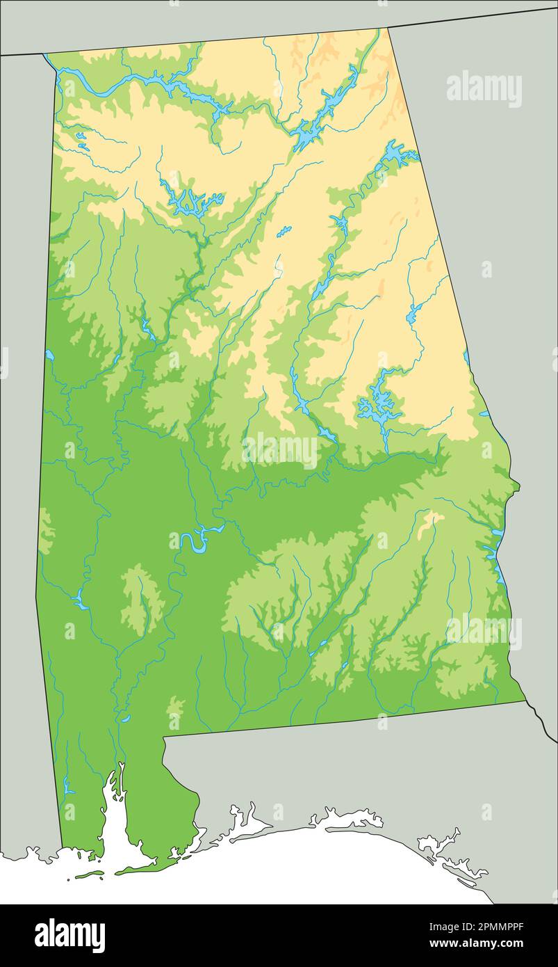 Map alabama county map usa Stock Vector Images - Alamy