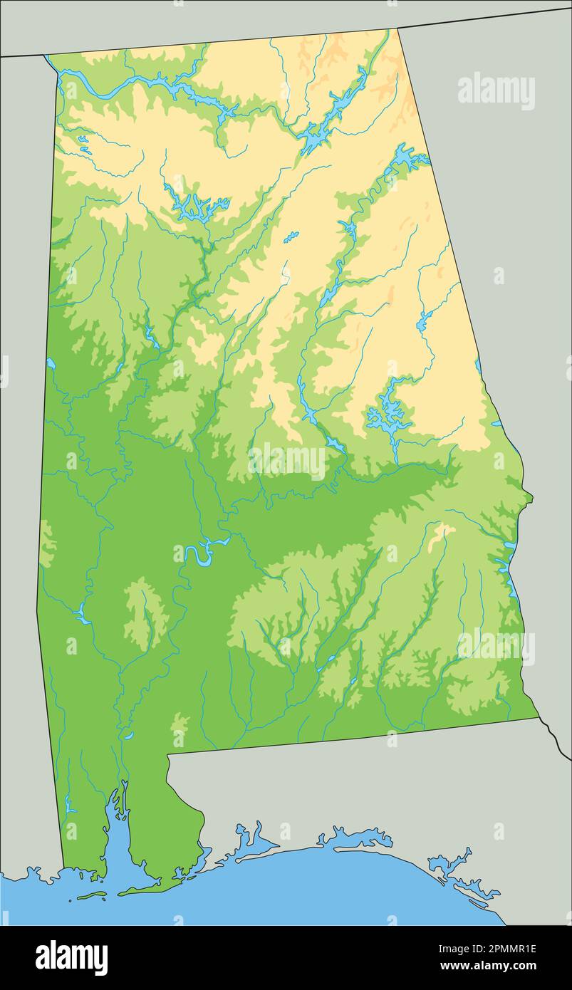 Map alabama county map usa hi-res stock photography and images - Alamy