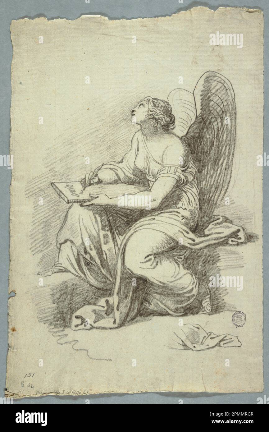Drawing, Mnemosyne, Mother of the Muses; Felice Giani (Italian, 1758 ...