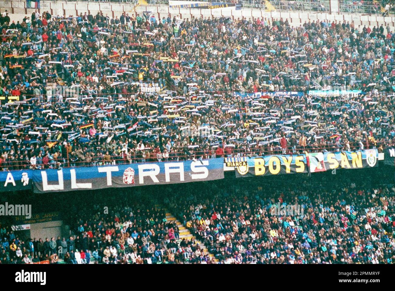Italy ultras season 1990-91 Serie A - in the photo - inter-genoa Stock ...