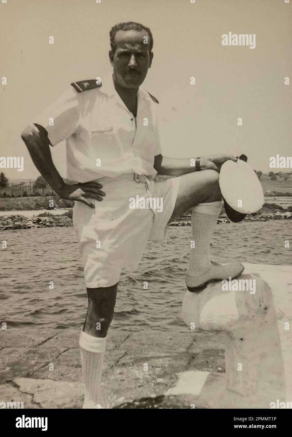 Rome, Italy may 1951: A portrait of a young Italian navy sailor ...
