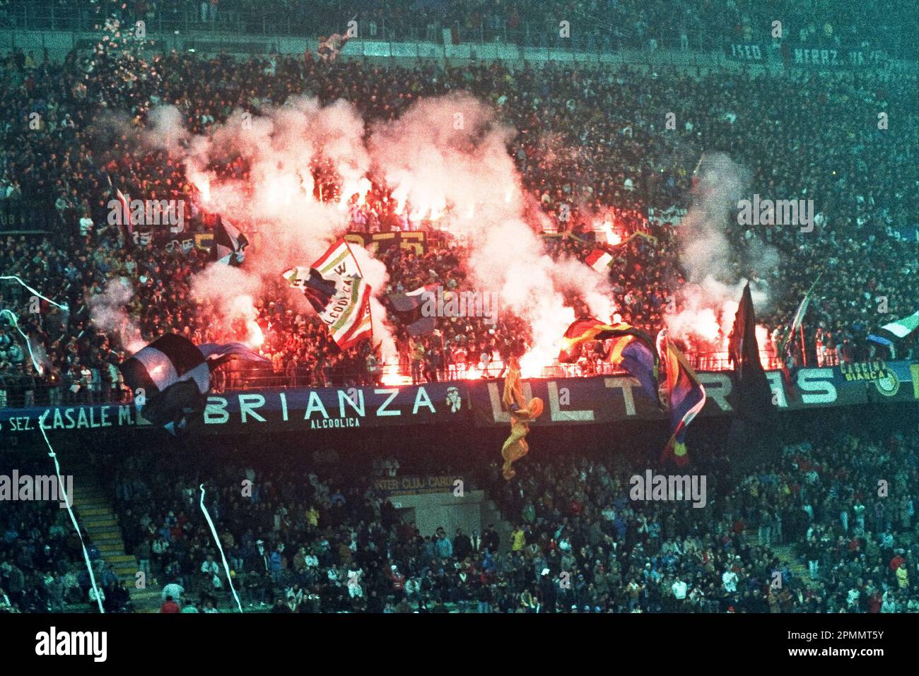 Italy ultras season 1990-91 Uefa cup - in the photo - inter-aprtizan ...