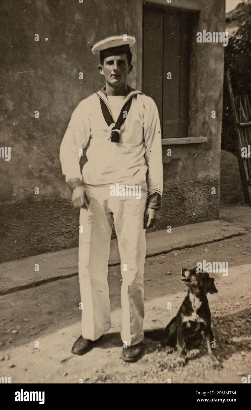Rome, Italy may 1951: A nostalgic portrait of an Italian sailor ...