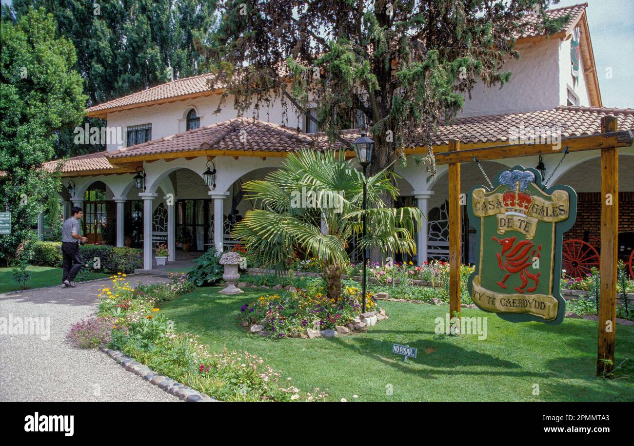 Argentina, Patagonia, Irish tea house 'Ty Nain'in Gaiman Stock Photo ...
