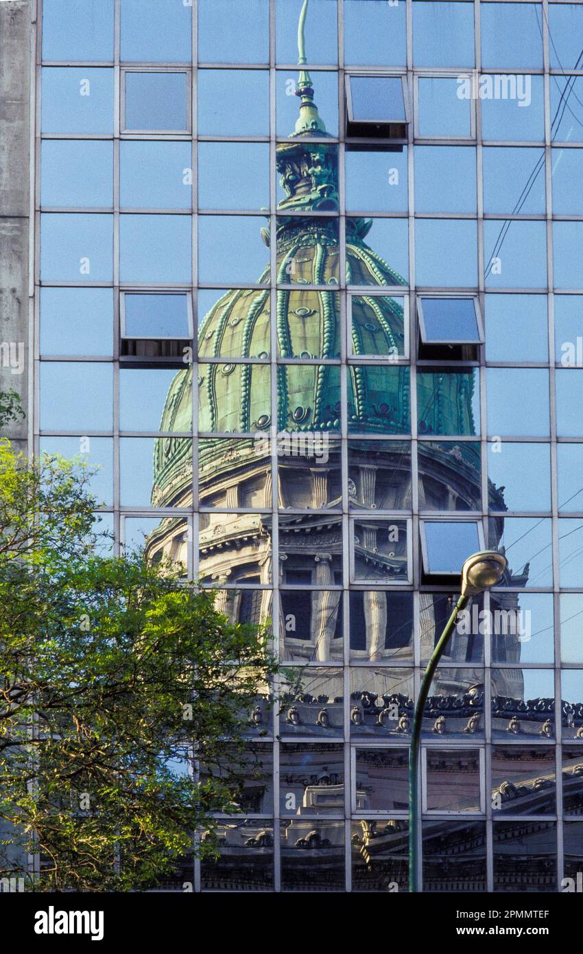 Argentina, Buenos Aires. The historic and old National Congress ...